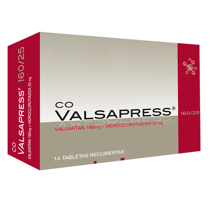 Co-Valsapress 160+25 - Eurofarma