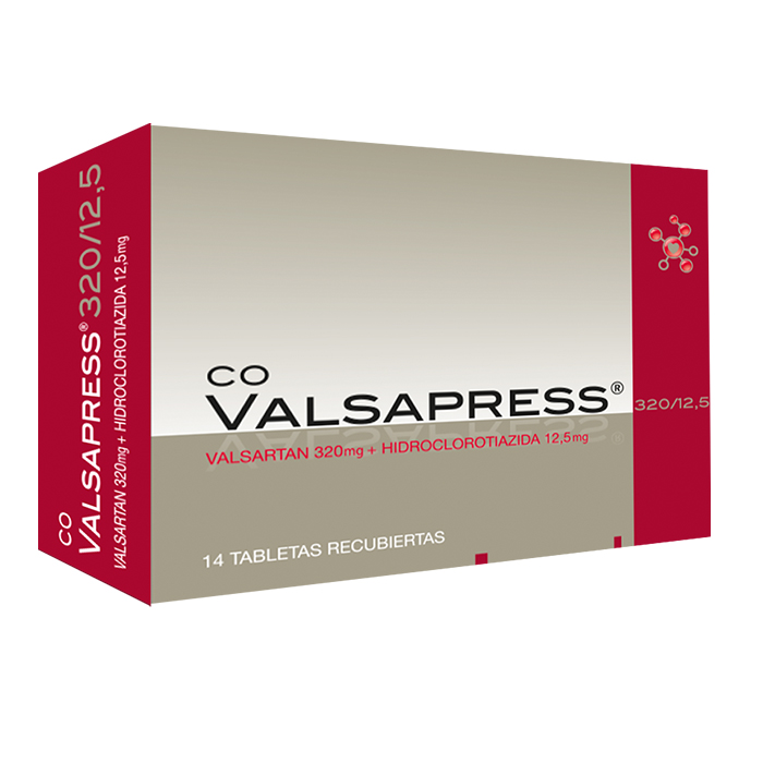 Co-Valsapress 320+12,5 - Eurofarma